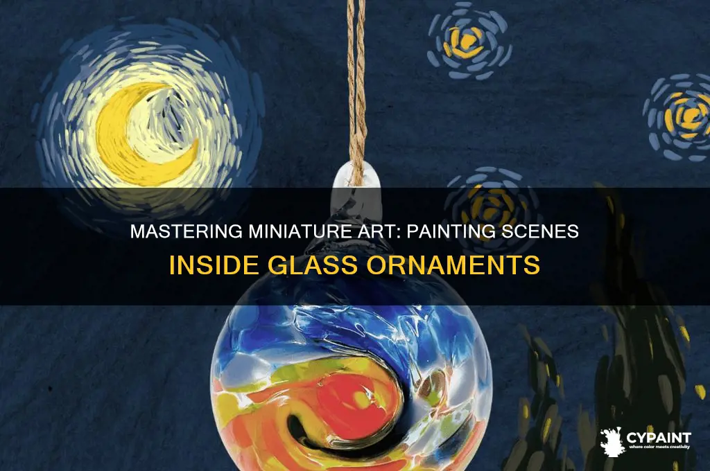 Mastering Miniature Art: Painting Scenes Inside Glass Ornaments | CyPaint