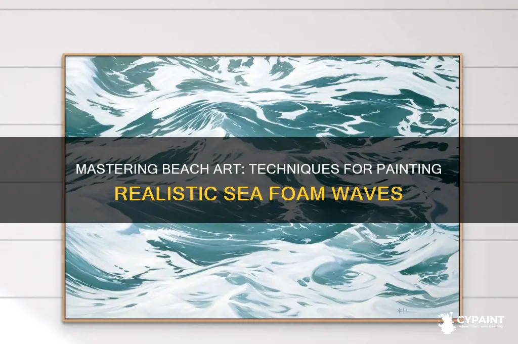 Mastering Beach Art: Techniques For Painting Realistic Sea Foam Waves ...