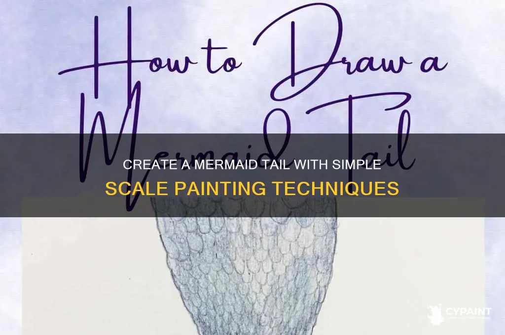 Create A Mermaid Tail With Simple Scale Painting Techniques | CyPaint