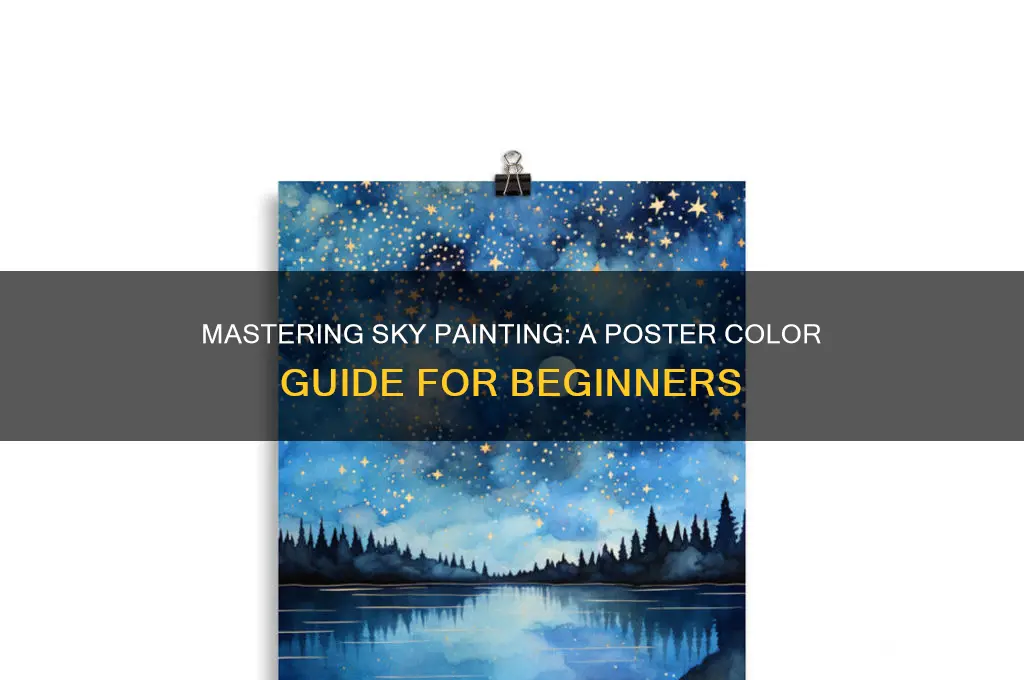 Mastering Sky Painting: A Poster Color Guide For Beginners | CyPaint