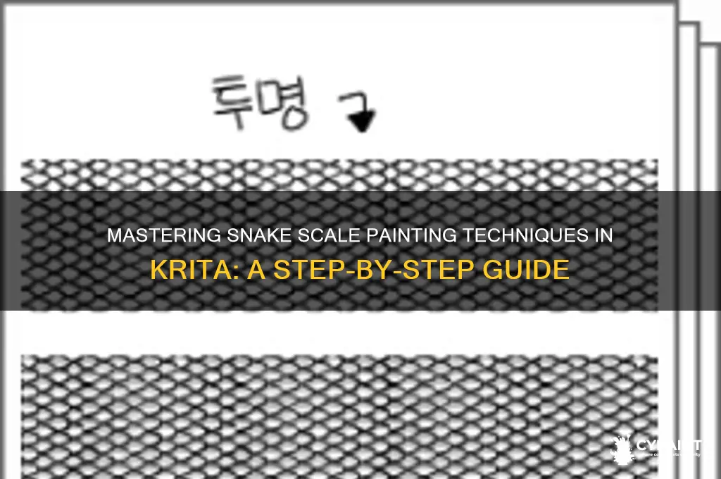 Mastering Snake Scale Painting Techniques In Krita: A Step-By-Step ...