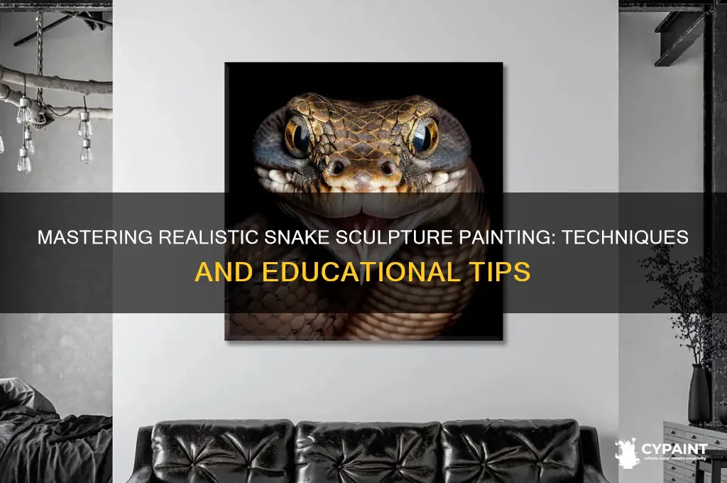 Mastering Realistic Snake Sculpture Painting: Techniques And ...