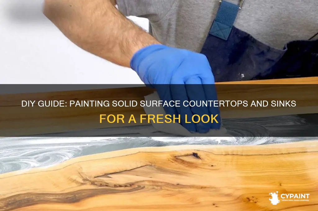 Diy Guide: Painting Solid Surface Countertops And Sinks For A Fresh ...