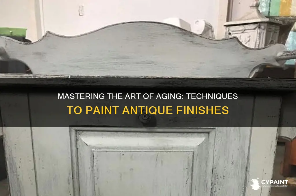 Mastering The Art Of Aging: Techniques To Paint Antique Finishes | CyPaint