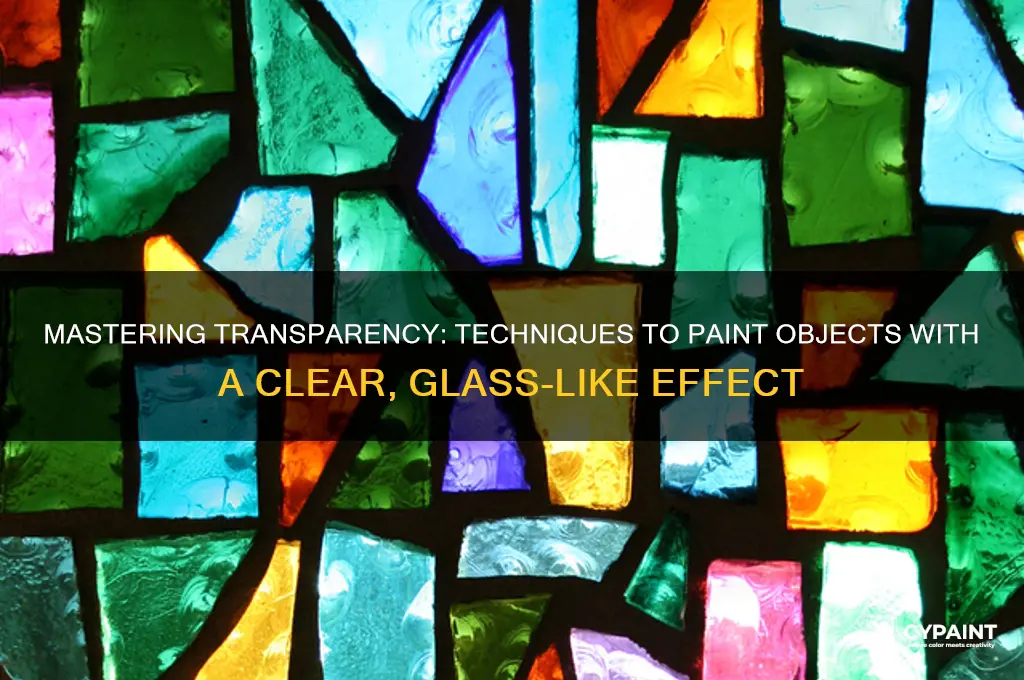 Mastering Transparency: Techniques To Paint Objects With A Clear, Glass ...