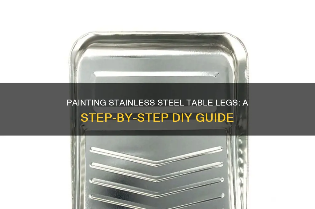 Painting Stainless Steel Table Legs: A Step-By-Step Diy Guide | CyPaint