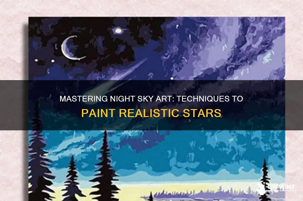 Mastering Night Sky Art: Techniques To Paint Realistic Stars | CyPaint