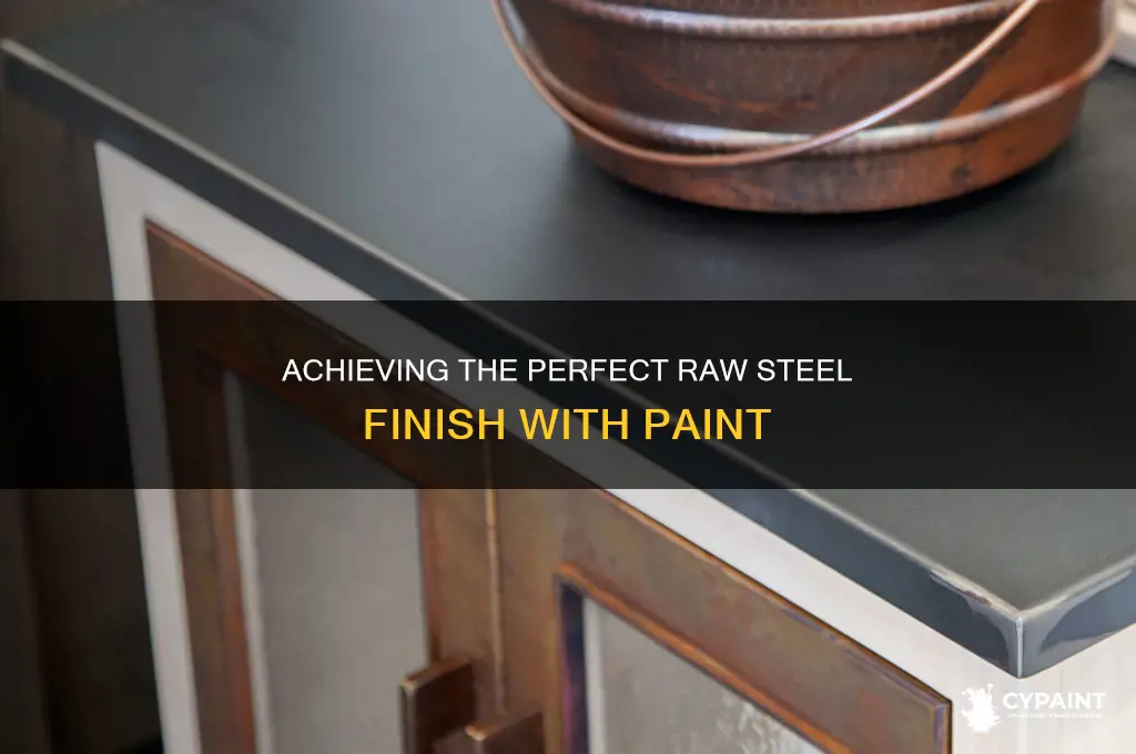 Achieving The Perfect Raw Steel Finish With Paint | CyPaint