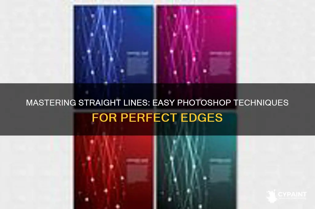 Mastering Straight Lines: Easy Photoshop Techniques For Perfect Edges ...