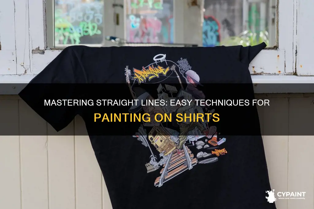 Mastering Straight Lines: Easy Techniques For Painting On Shirts | CyPaint