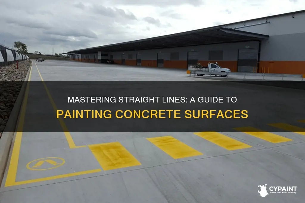 Mastering Straight Lines: A Guide To Painting Concrete Surfaces | CyPaint