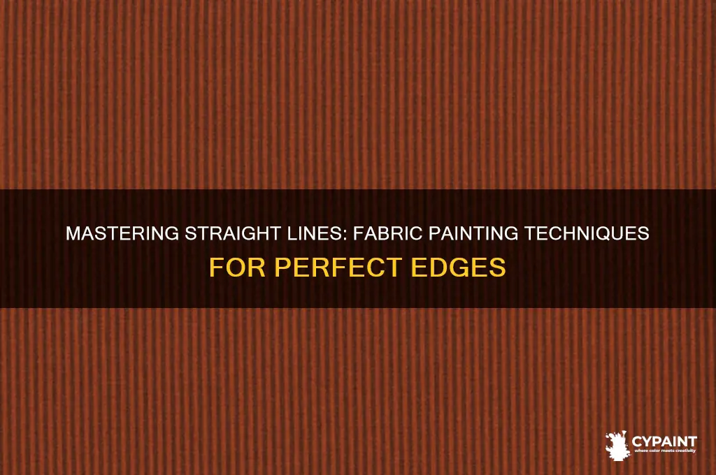 Mastering Straight Lines: Fabric Painting Techniques For Perfect Edges ...