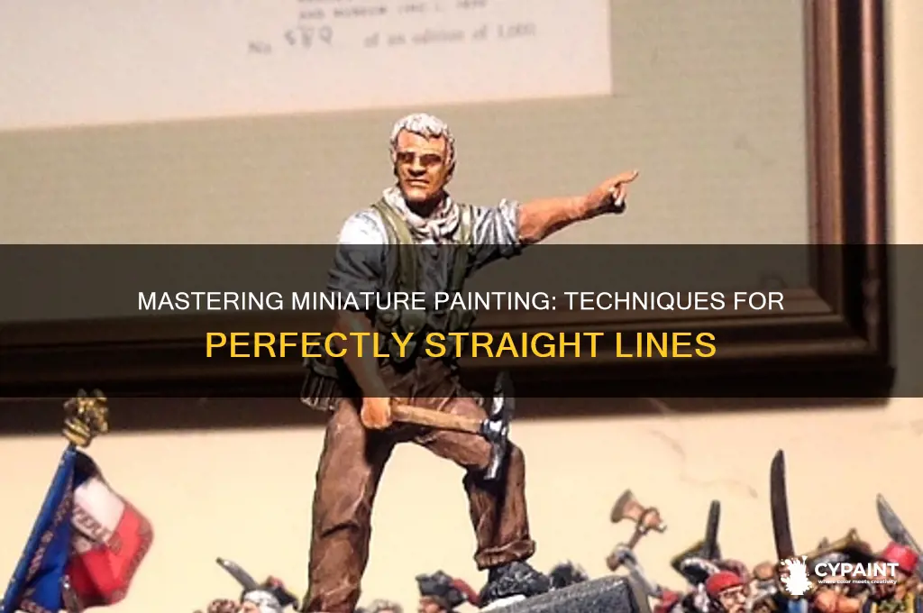 Mastering Miniature Painting: Techniques For Perfectly Straight Lines ...