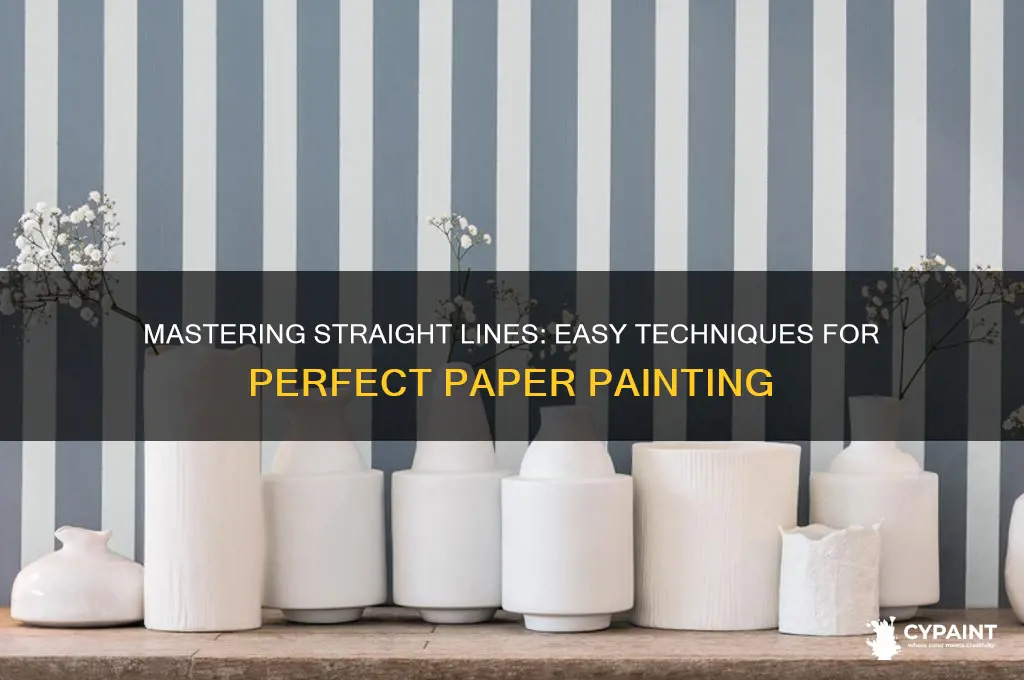 Mastering Straight Lines: Easy Techniques For Perfect Paper Painting ...