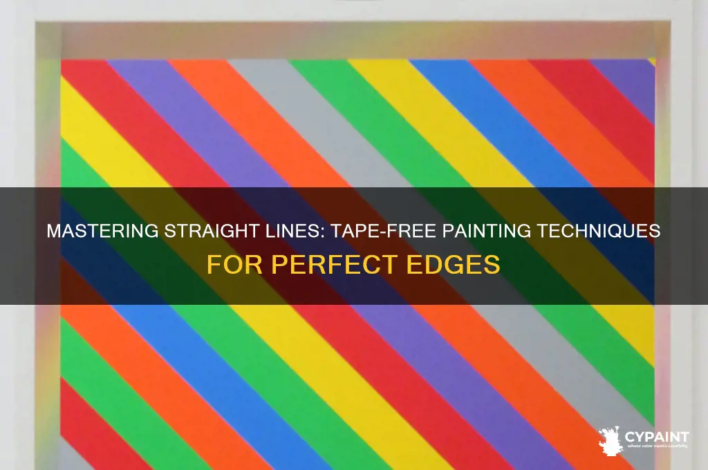 Mastering Straight Lines: Tape-Free Painting Techniques For Perfect ...