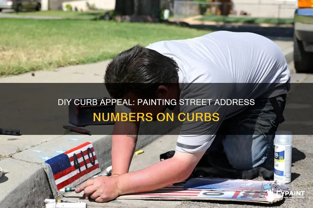 Diy Curb Appeal: Painting Street Address Numbers On Curbs | CyPaint