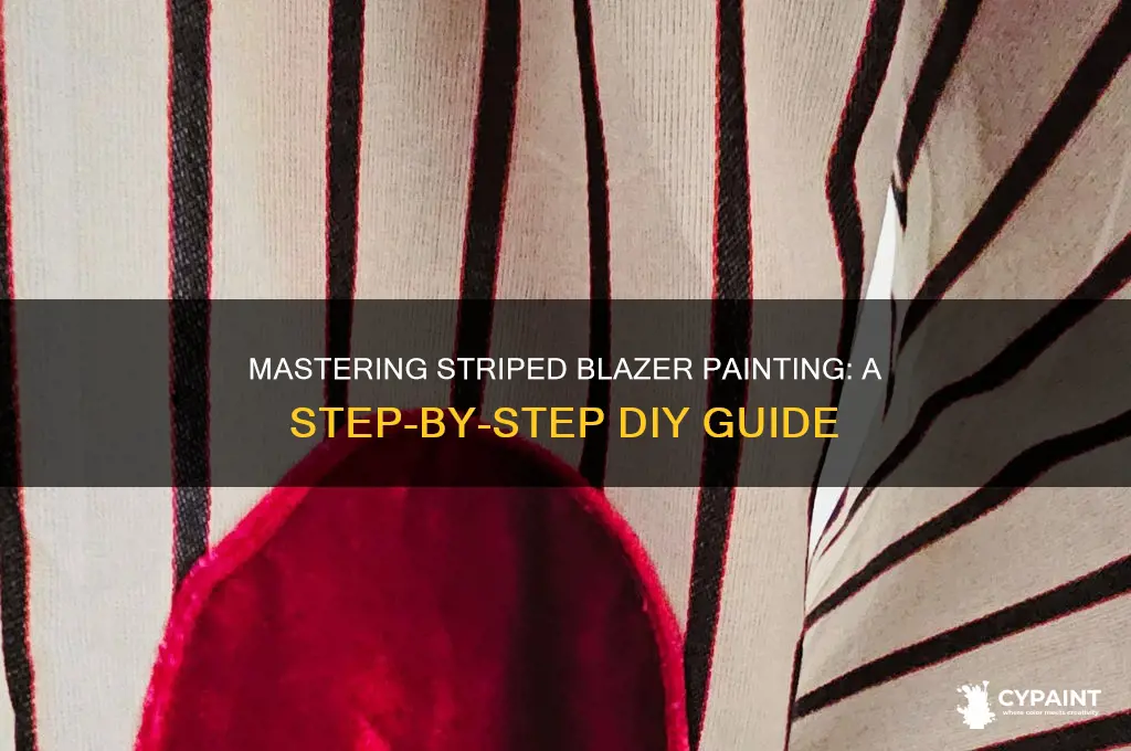 Mastering Striped Blazer Painting: A Step-By-Step Diy Guide | CyPaint