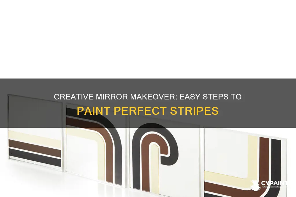 Creative Mirror Makeover: Easy Steps To Paint Perfect Stripes | CyPaint