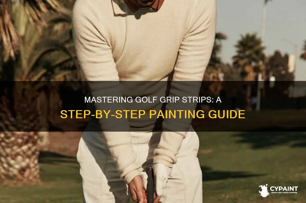 Mastering Golf Grip Strips: A Step-By-Step Painting Guide | CyPaint