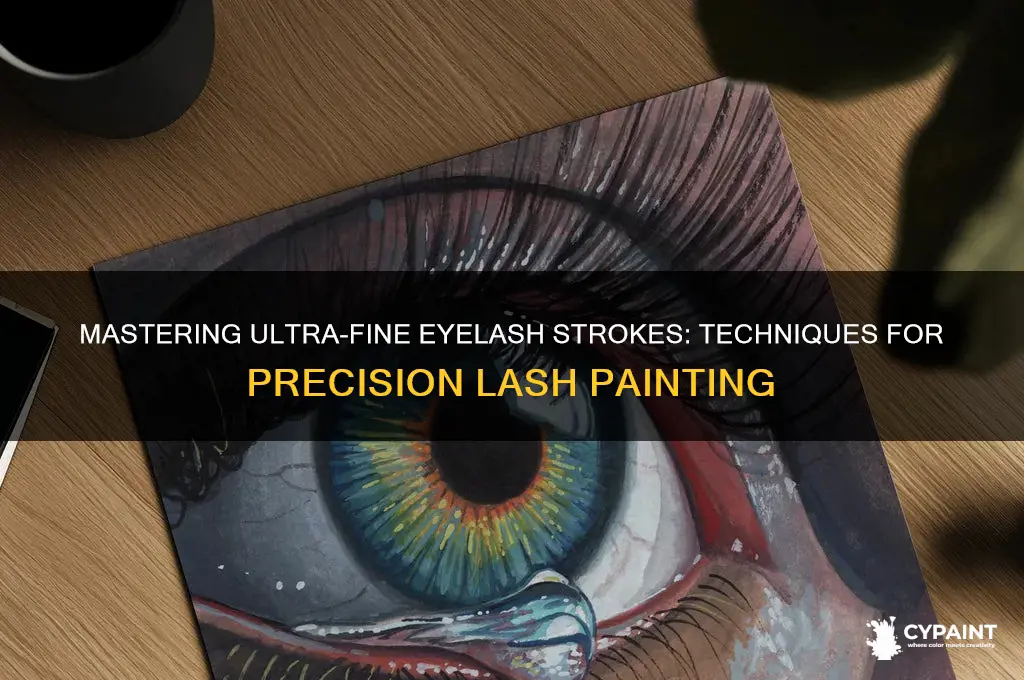 Mastering Ultra-Fine Eyelash Strokes: Techniques For Precision Lash ...
