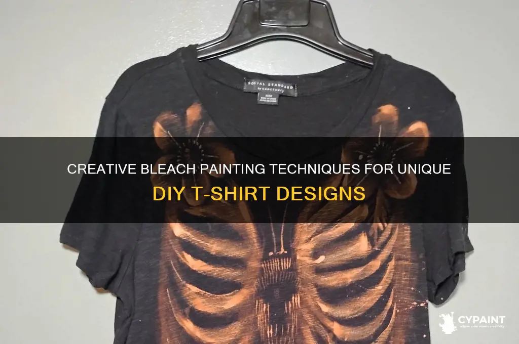 Creative Bleach Painting Techniques For Unique Diy T-Shirt Designs ...