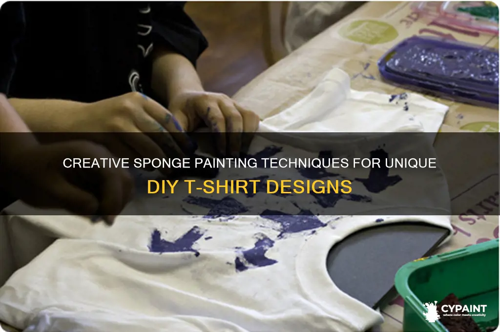 Creative Sponge Painting Techniques For Unique Diy T-Shirt Designs ...
