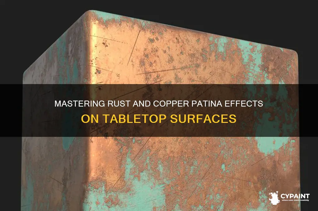 Mastering Rust And Copper Patina Effects On Tabletop Surfaces | CyPaint