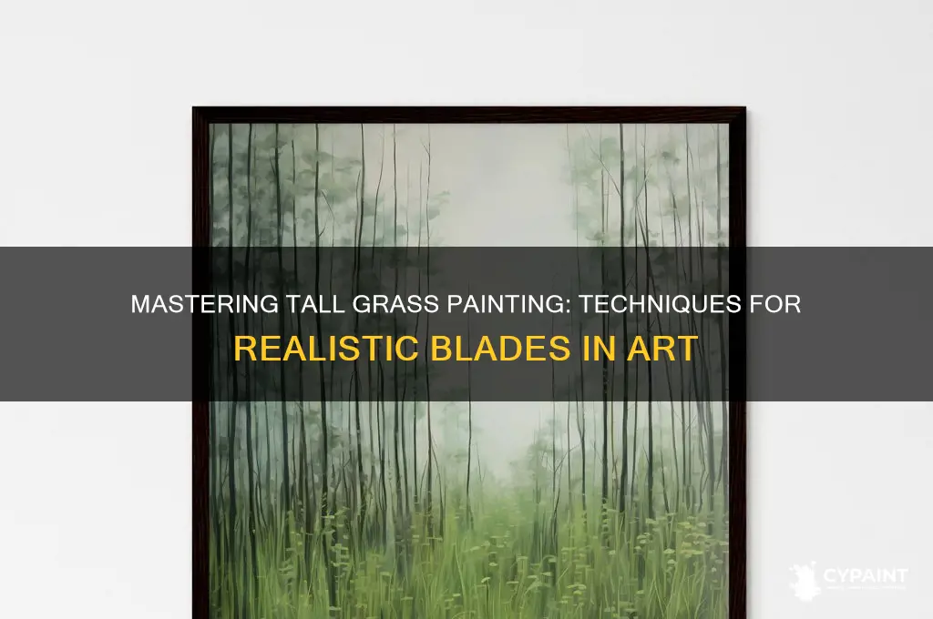 Mastering Tall Grass Painting: Techniques For Realistic Blades In Art ...