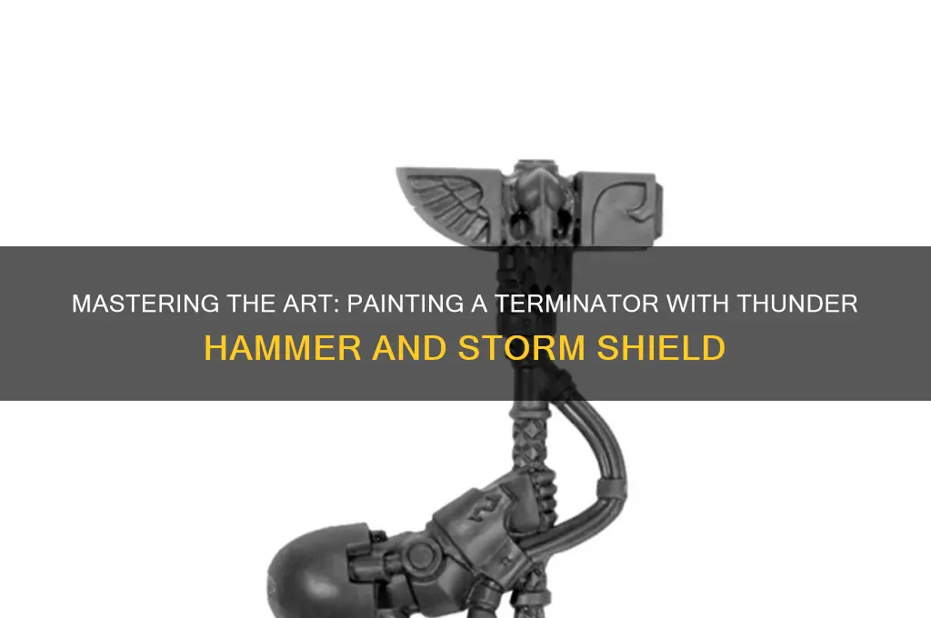 Mastering The Art: Painting A Terminator With Thunder Hammer And Storm ...