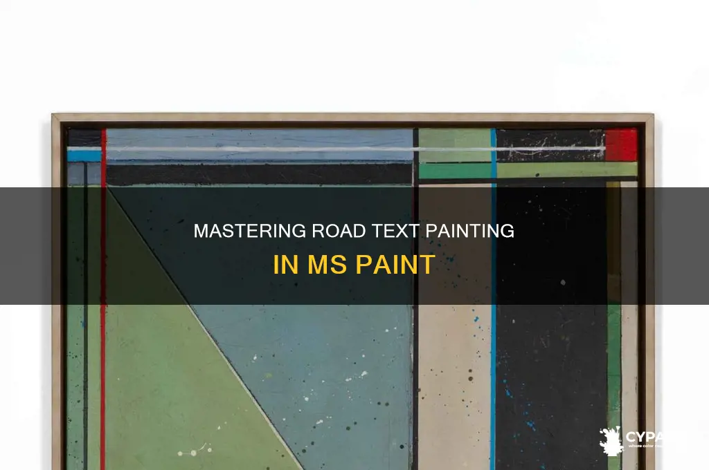 Mastering Road Text Painting In Ms Paint | CyPaint