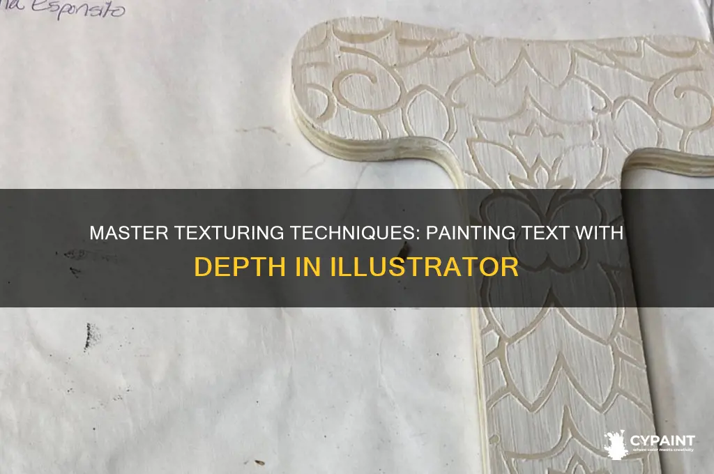 Master Texturing Techniques: Painting Text With Depth In Illustrator ...