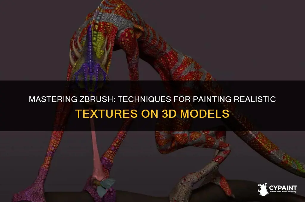 Mastering Zbrush: Techniques For Painting Realistic Textures On 3D ...