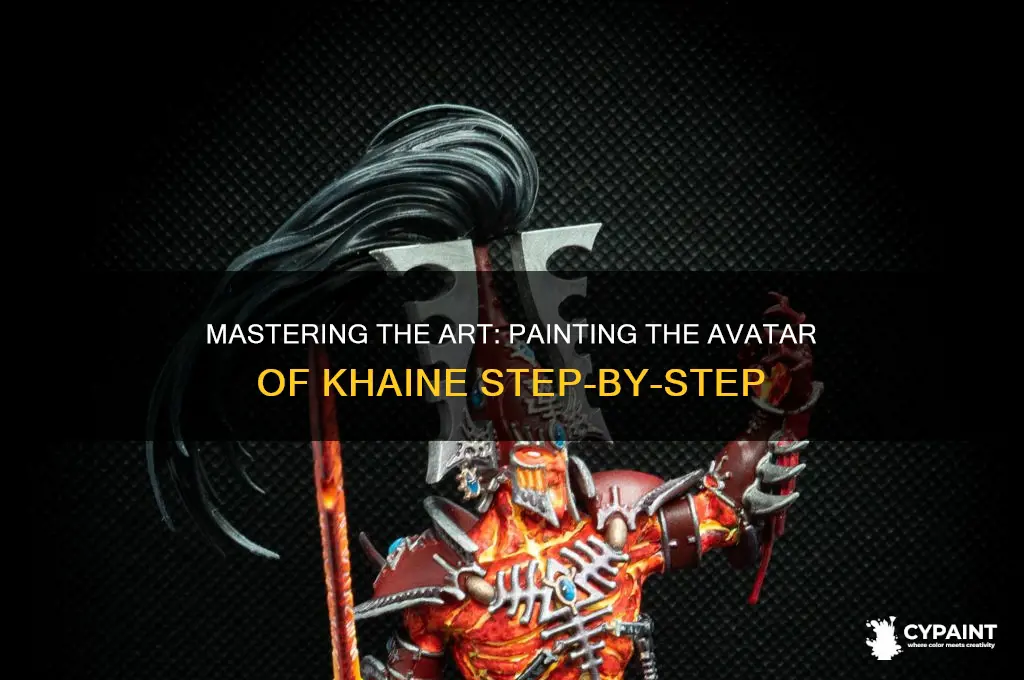 Mastering The Art: Painting The Avatar Of Khaine Step-By-Step | CyPaint