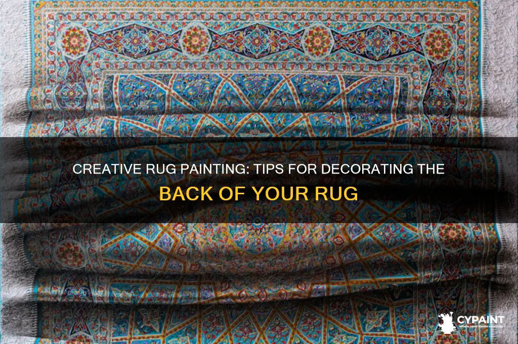 Creative Rug Painting: Tips For Decorating The Back Of Your Rug | CyPaint