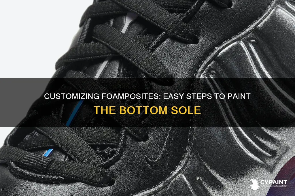 Customizing Foamposites: Easy Steps To Paint The Bottom Sole | CyPaint