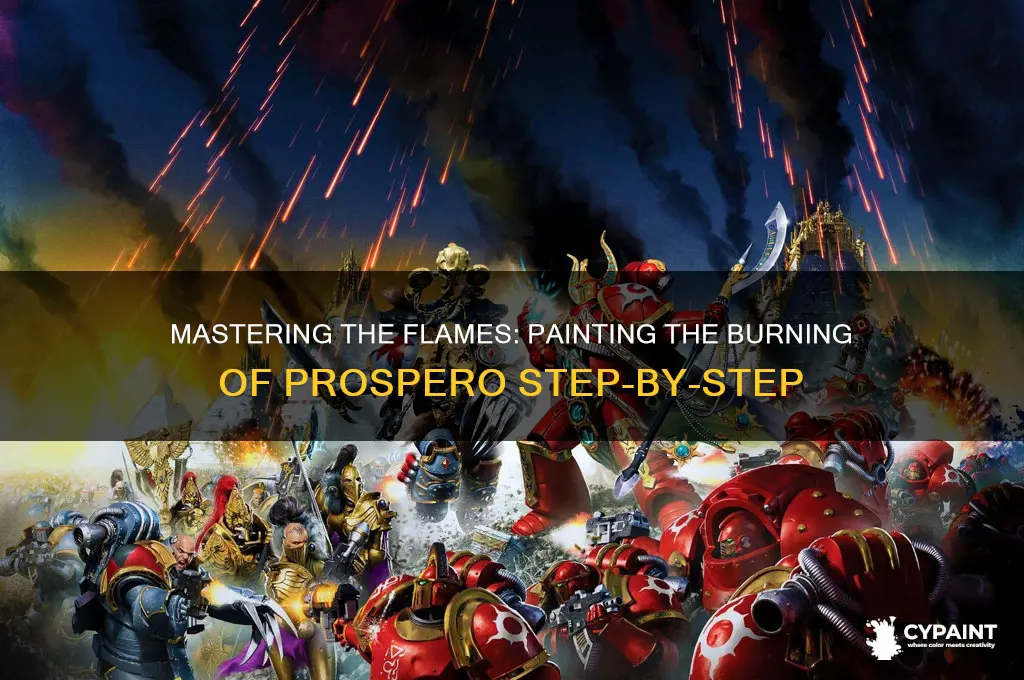 Mastering The Flames: Painting The Burning Of Prospero Step-By-Step ...