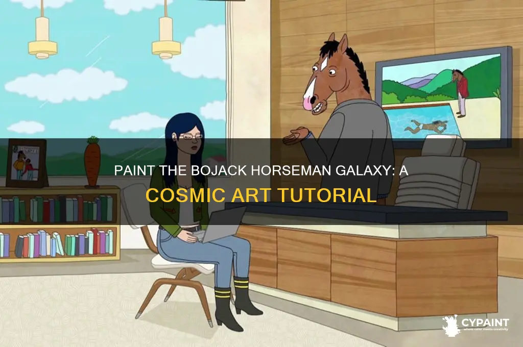 Paint The Bojack Horseman Galaxy: A Cosmic Art Tutorial | CyPaint