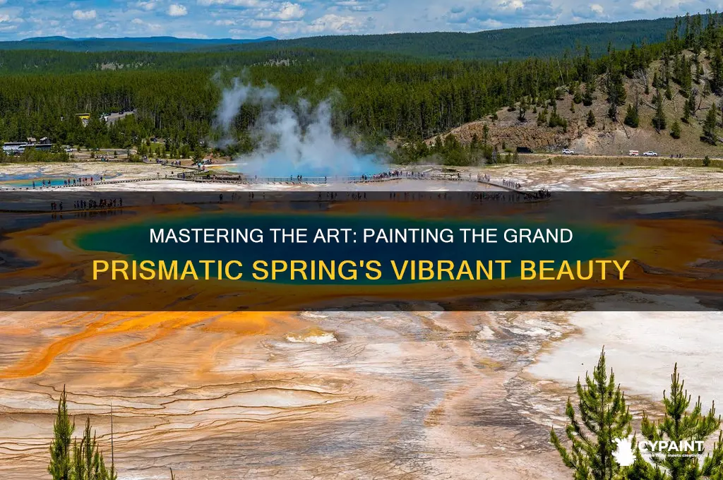 Mastering The Art: Painting The Grand Prismatic Spring's Vibrant Beauty ...