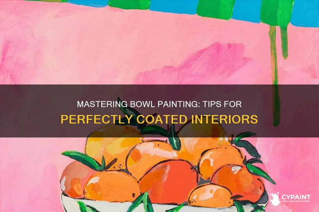 Mastering Bowl Painting: Tips For Perfectly Coated Interiors | CyPaint