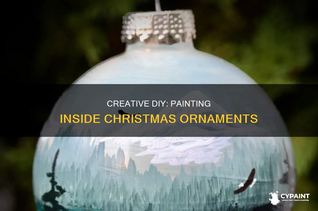 Creative Diy: Painting Inside Christmas Ornaments | CyPaint