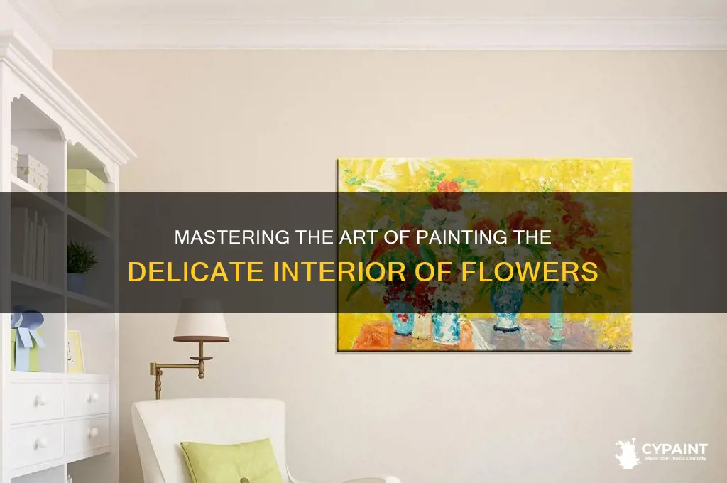 Mastering The Art Of Painting The Delicate Interior Of Flowers | CyPaint