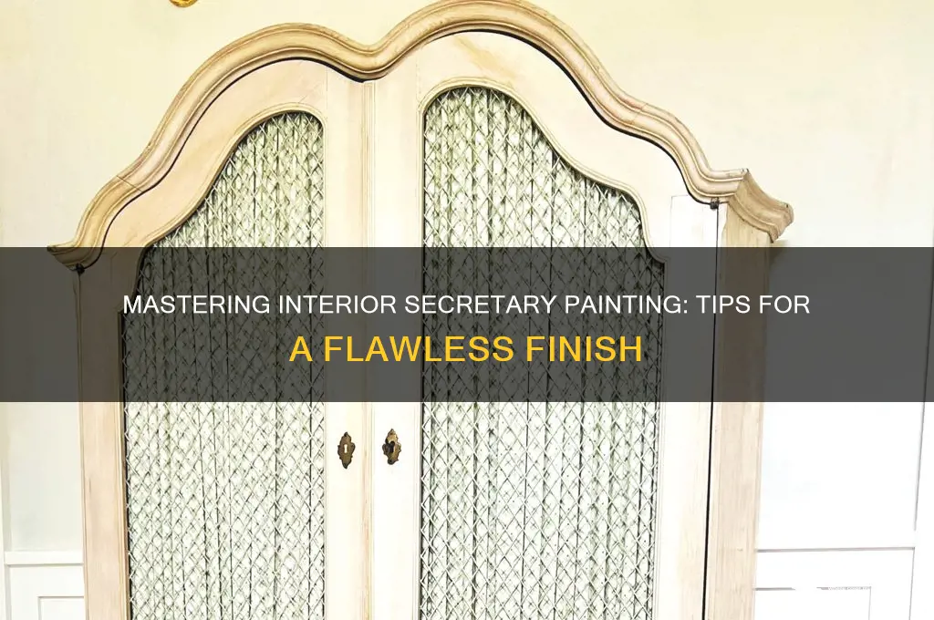 Mastering Interior Secretary Painting: Tips For A Flawless Finish | CyPaint