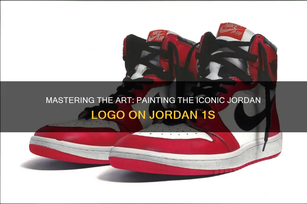Mastering The Art: Painting The Iconic Jordan Logo On Jordan 1S | CyPaint