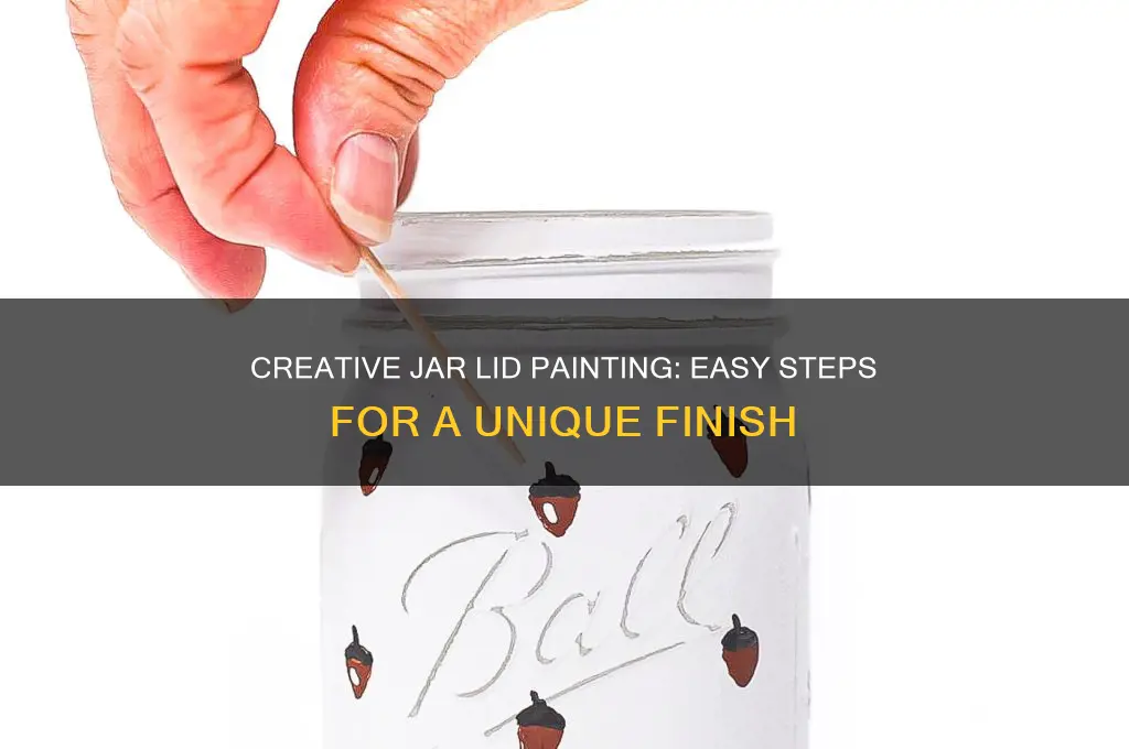 Creative Jar Lid Painting: Easy Steps For A Unique Finish | CyPaint