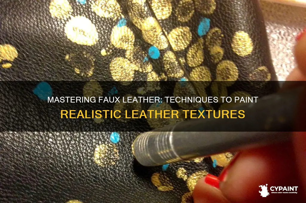 Mastering Faux Leather: Techniques To Paint Realistic Leather Textures ...