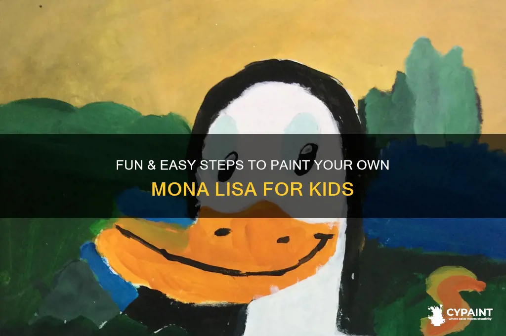 Fun & Easy Steps To Paint Your Own Mona Lisa For Kids | CyPaint