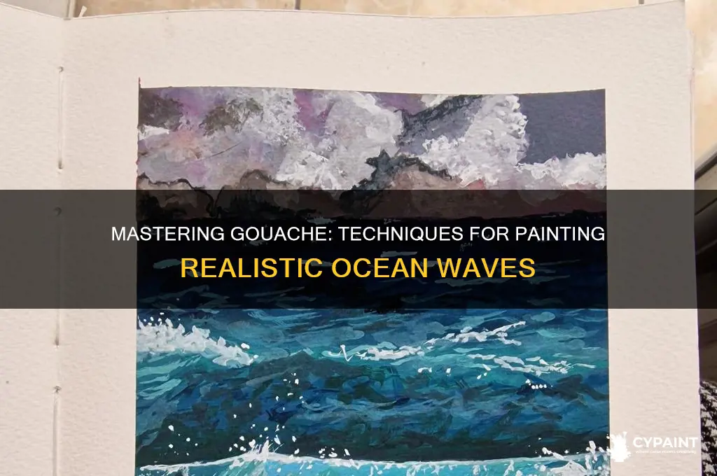 Mastering Gouache: Techniques For Painting Realistic Ocean Waves | CyPaint