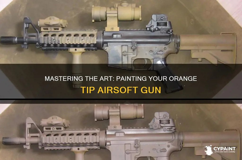 Mastering The Art: Painting Your Orange Tip Airsoft Gun | CyPaint