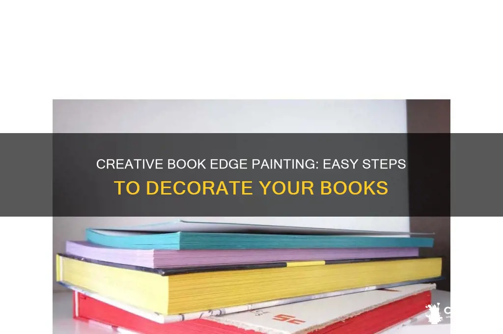 Creative Book Edge Painting: Easy Steps To Decorate Your Books | CyPaint