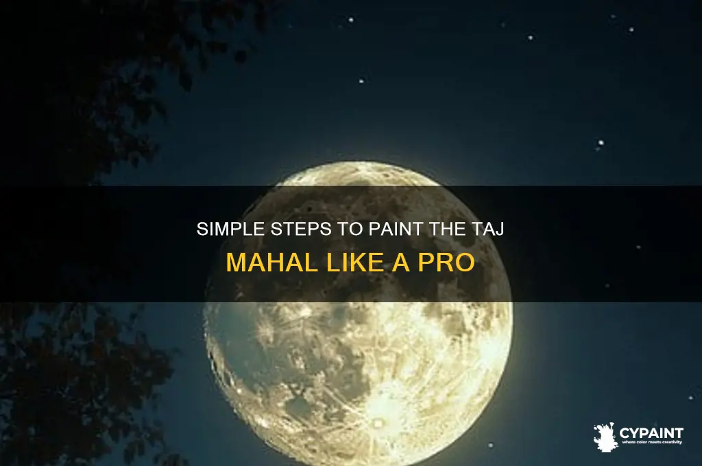 Simple Steps To Paint The Taj Mahal Like A Pro | CyPaint